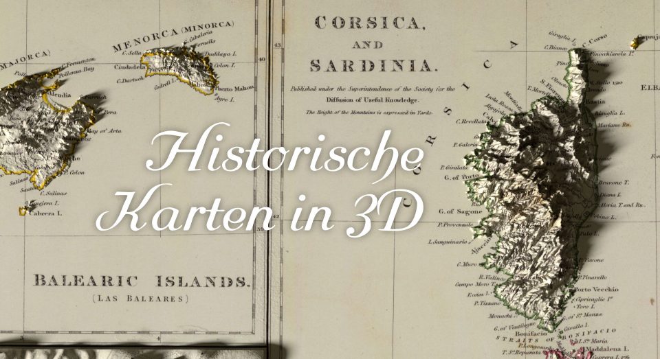 Historische Karten mit echten topographischen Daten erstellen
